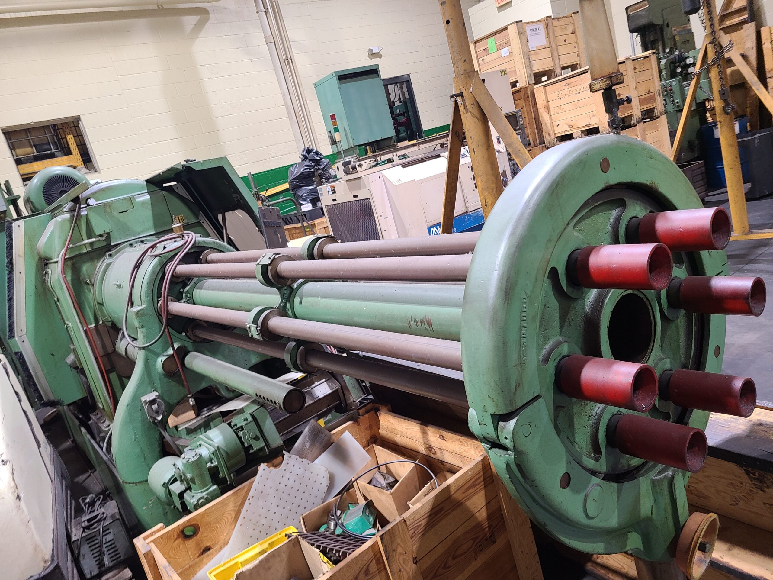 Used Acme Gridley 6 spindle 1-5/8 inch lathe with bar feeder - TriState ...